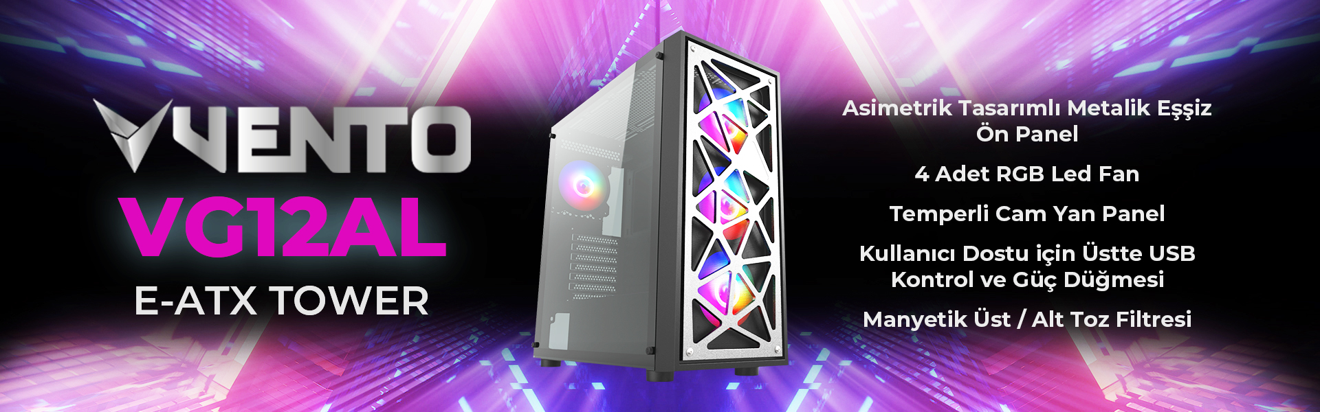 Vento Case – Kurumsal Kasalar, Oyuncu Kasaları